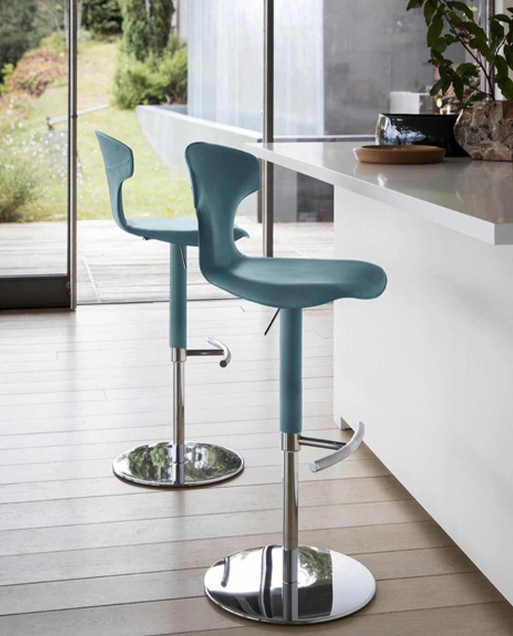 Saddle Leather Bar Stool | Designer Furniture NZ